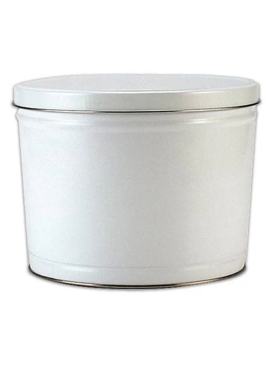 2 Gallon White Tin | Sign up for Exclusive Offers and Discounts